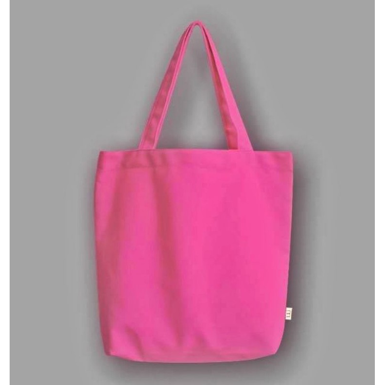 Jual (RESLETING)TOTE BAG POLOS-TOTE BAG MURAH-TAS KANVAS | Shopee Indonesia