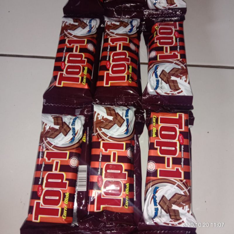 Jual snack top-1 dan o-lado isi 20pcs | Shopee Indonesia
