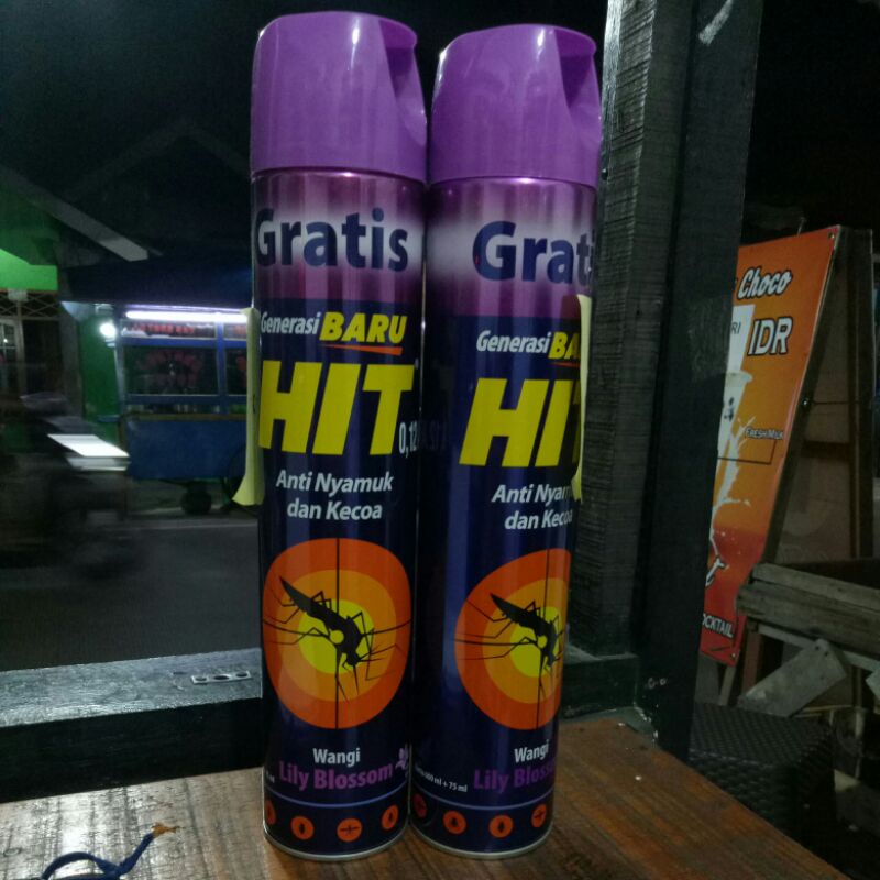 Jual HIT AEROSOL 600 ML + 75 ML OBAT SEMPROT ANTI NYAMUK PEMBUNUH RACUN SERANGGA X | Shopee ...