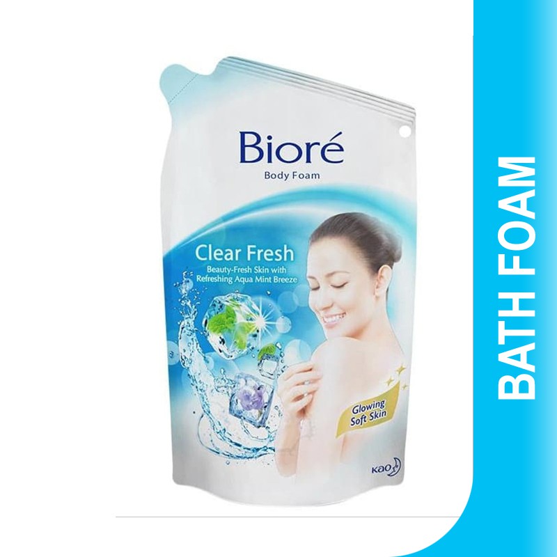 Jual Biore Body Foam Clear Fresh Refill 250ml / Sabun Cair / Body Wash | Shopee Indonesia