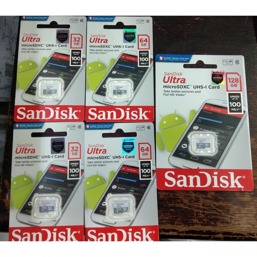 Jual Sandisk Ultra Micro 32GB 100Mbps CLASS 10 MicroSD non adapter garansi resmi | Shopee Indonesia