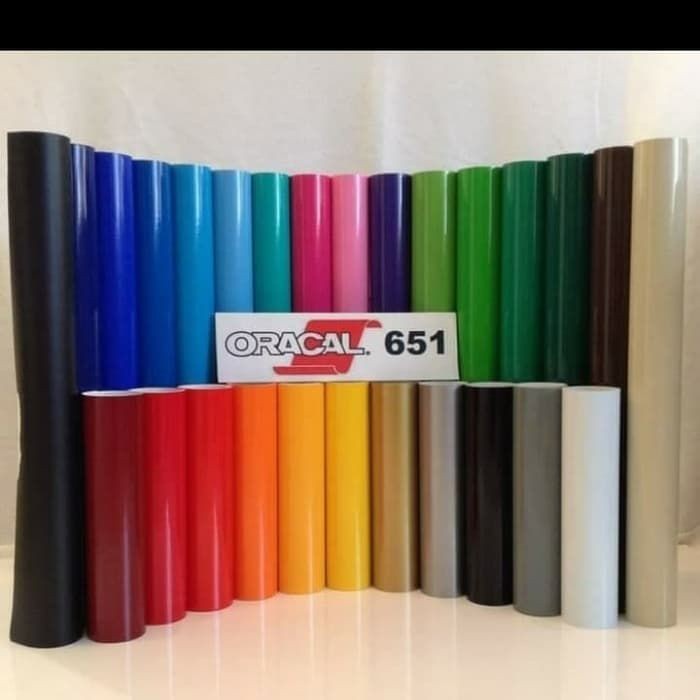 Jual Sticker Stiker Skotlet Vinyl ORACAL 651 GLOSSI/MATTE 50CM X 126CM ...