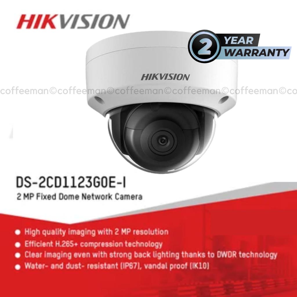 Jual HIKVISION CCTV Kamera 2MP IP 2 MP Indoor DS-2CD1123G0E-I Network Dome | Shopee Indonesia