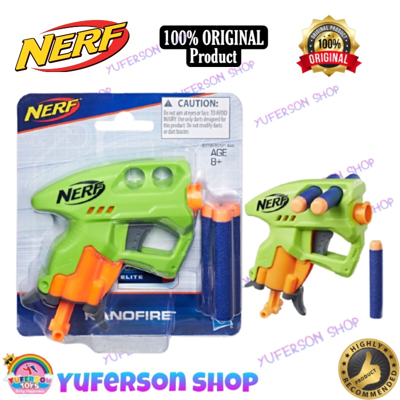 Jual NERF NANOFIRE GREEN- ORIGINAL | Shopee Indonesia