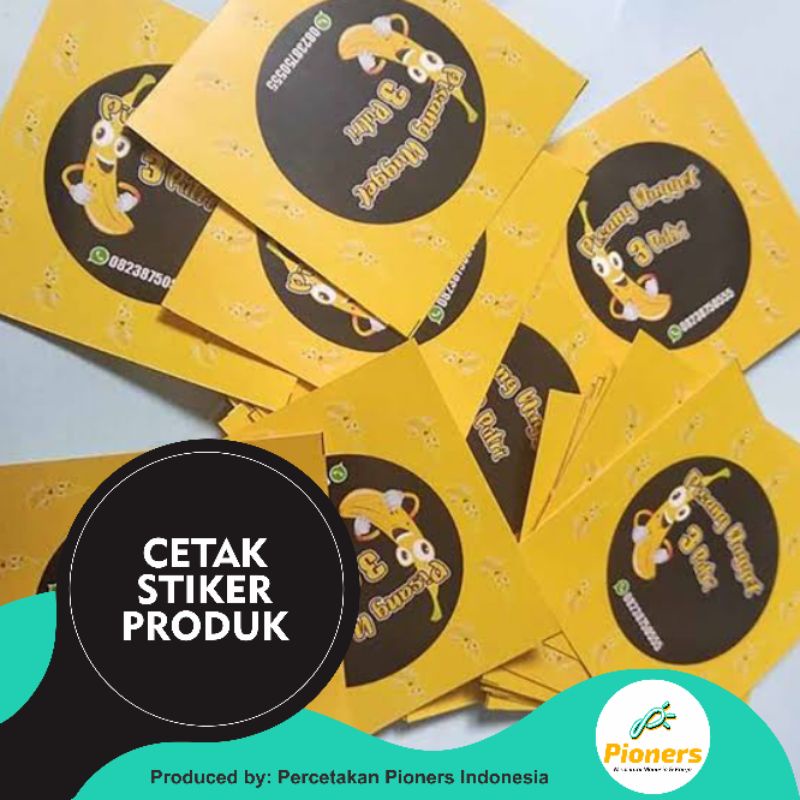 Jual Cetak Sticker Produk/Label | Shopee Indonesia
