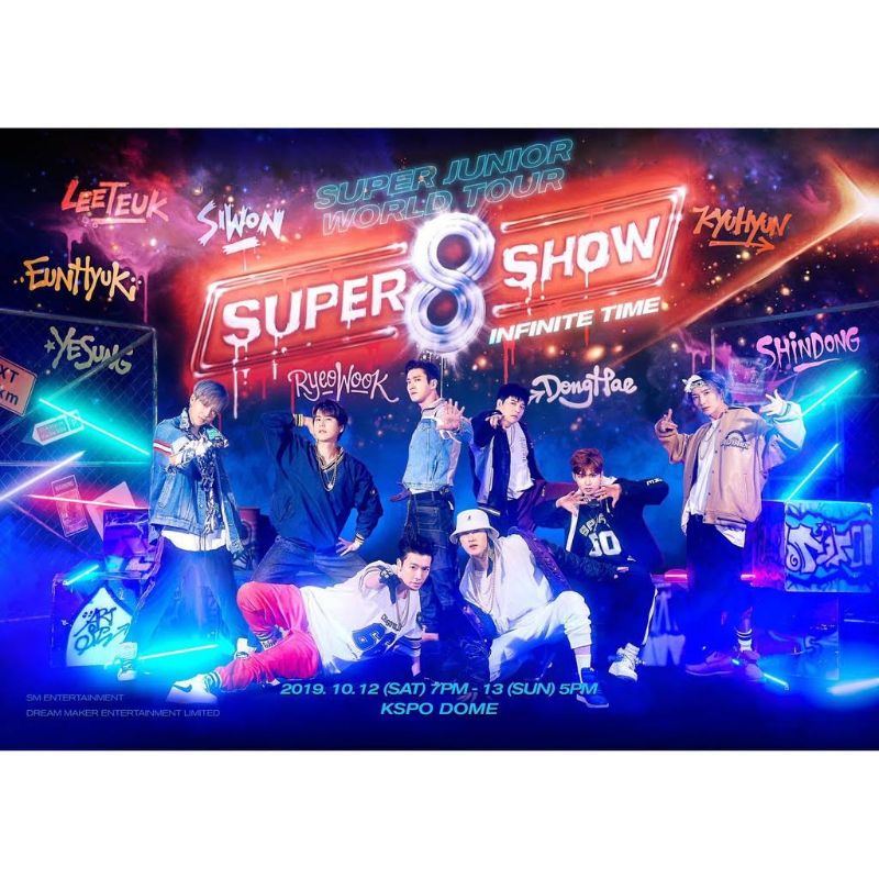 Jual DC - DVD SUPER JUNIOR SUPER SHOW 8 IN SEOUL/JAPAN | Shopee Indonesia