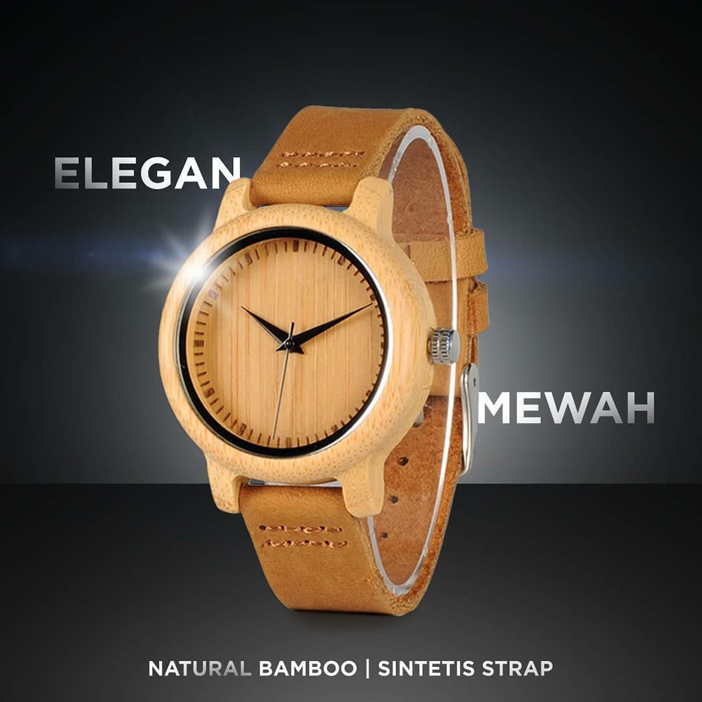Jual Jam Tangan Wanita Original Analog Desain Casual Jam Kayu Jam ...