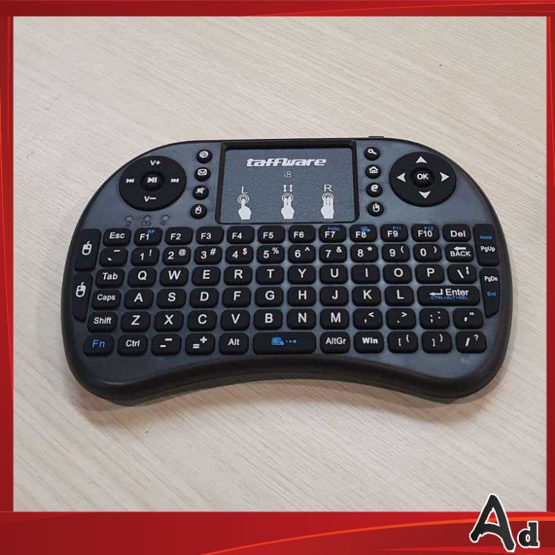 Jual Ad Taffware Mini Keyboard Wireless 2.4GHz dengan Touch Pad & Mouse ...