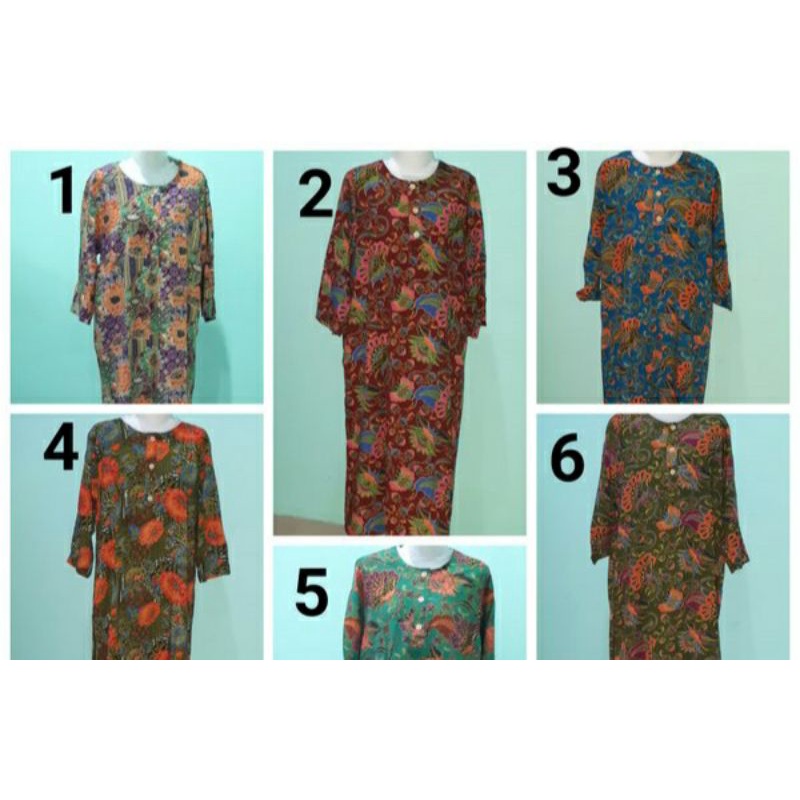 Jual DASTER ABAYA BATIK LONGDRES LENGAN PANJANG | Shopee Indonesia