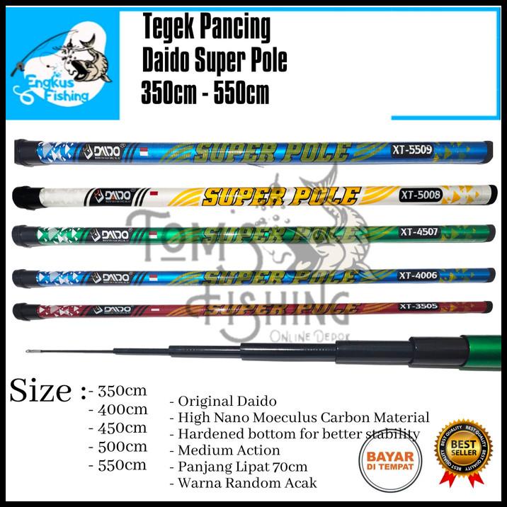 Jual Tegek Pancing Daido Super Pole 300Cm- 550Cm Carbon (Ruas Panjang ...
