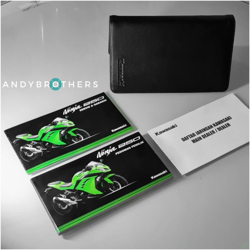Jual Buku Manual Book Pedoman Pemilik Kawasaki Ninja 250 FI 2013-2017 ORIGINAL | Shopee Indonesia