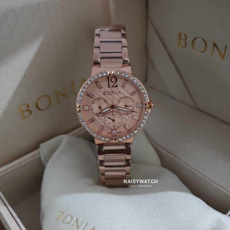 Jual Jam Tangan Bonia Wanita Original Fullset Bergaransi | Shopee Indonesia