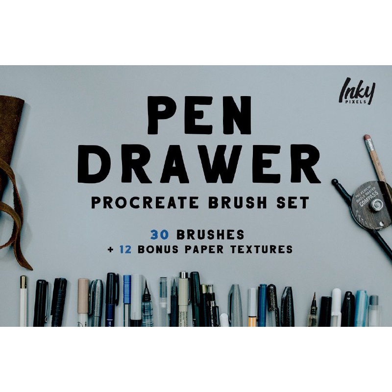 Jual Procreate Brush - Pen Drawer Procreate Brush Pack | Shopee Indonesia