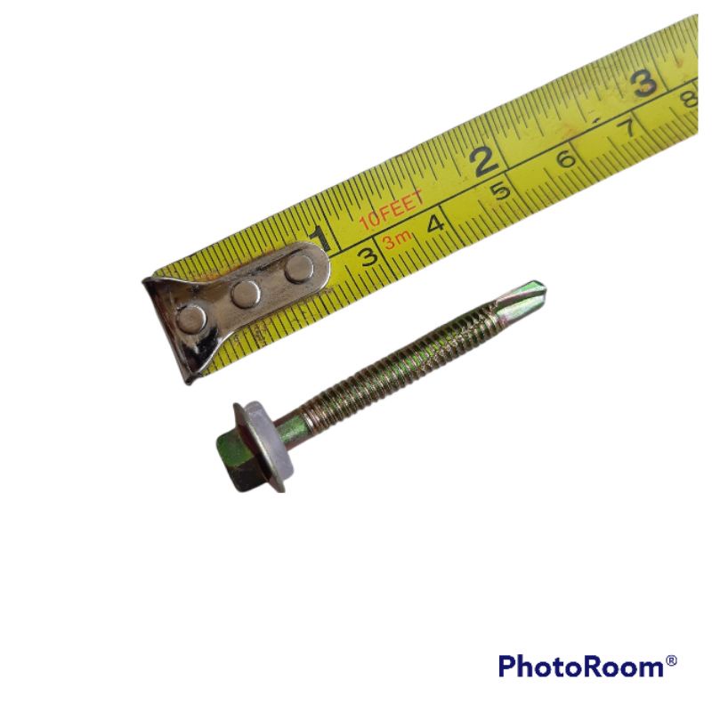 Jual Baut Roofing 4cm - Baut Atap baja ringan seng spadex ukuran 4 cm ...