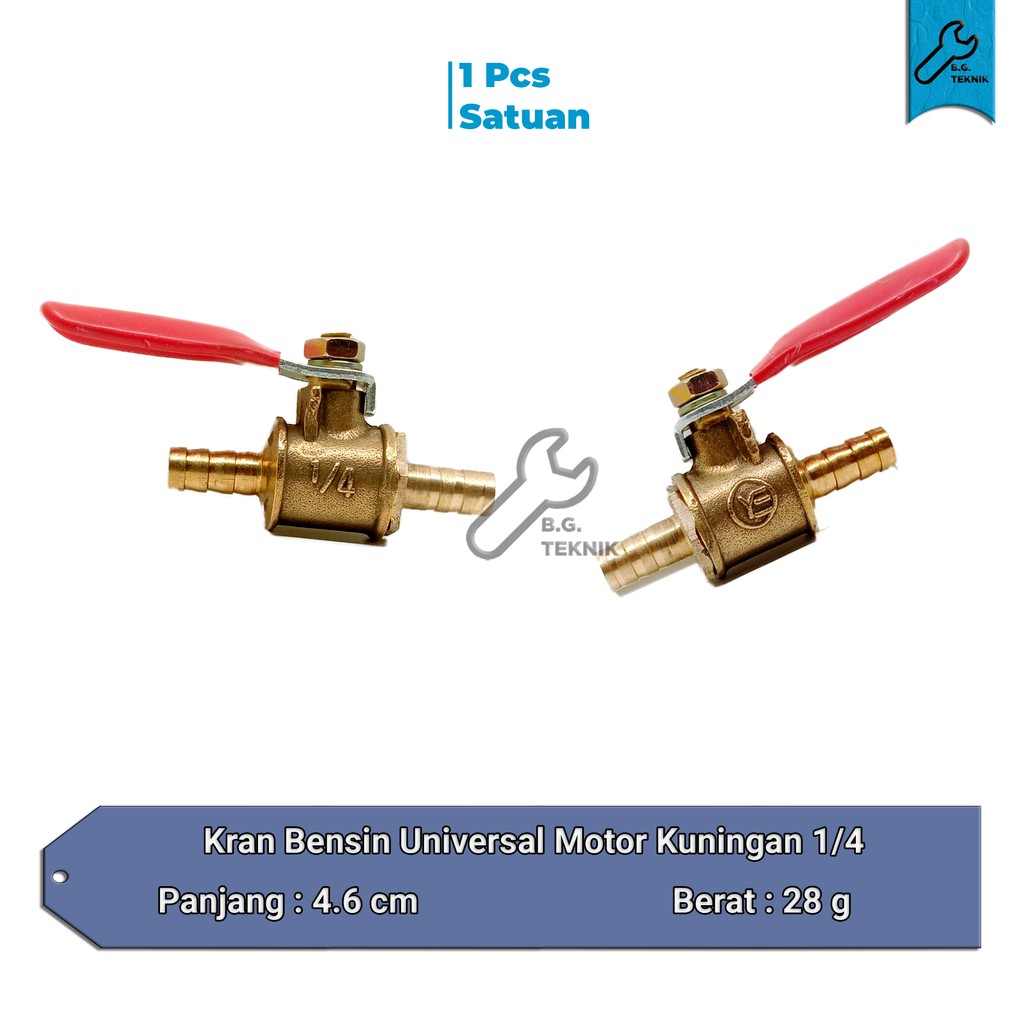 Jual Kran Bensin Motor Universal Kuningan 1/4 Keran Bensin Semua Motor Valve Angin | Shopee ...