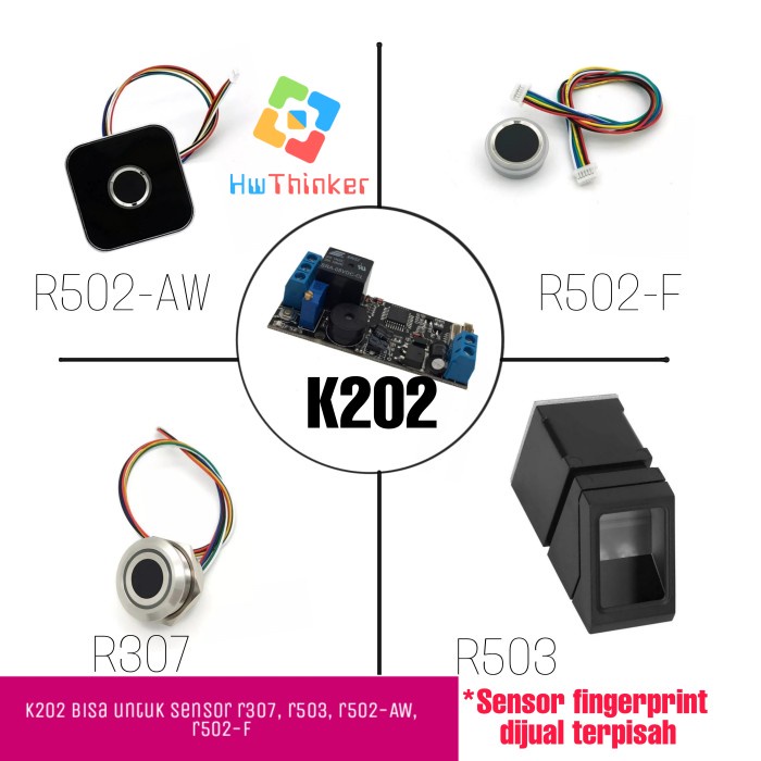 Jual K202 Control Board Relay for R307 R503 R502-F R502-AW Fingerprint | Shopee Indonesia