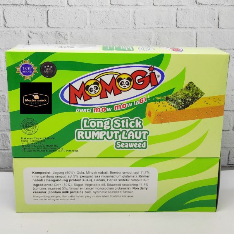 Jual Momogi Long Stick Rumput Laut (1 pack isi 10 pcs) AYES TOSERBA ...