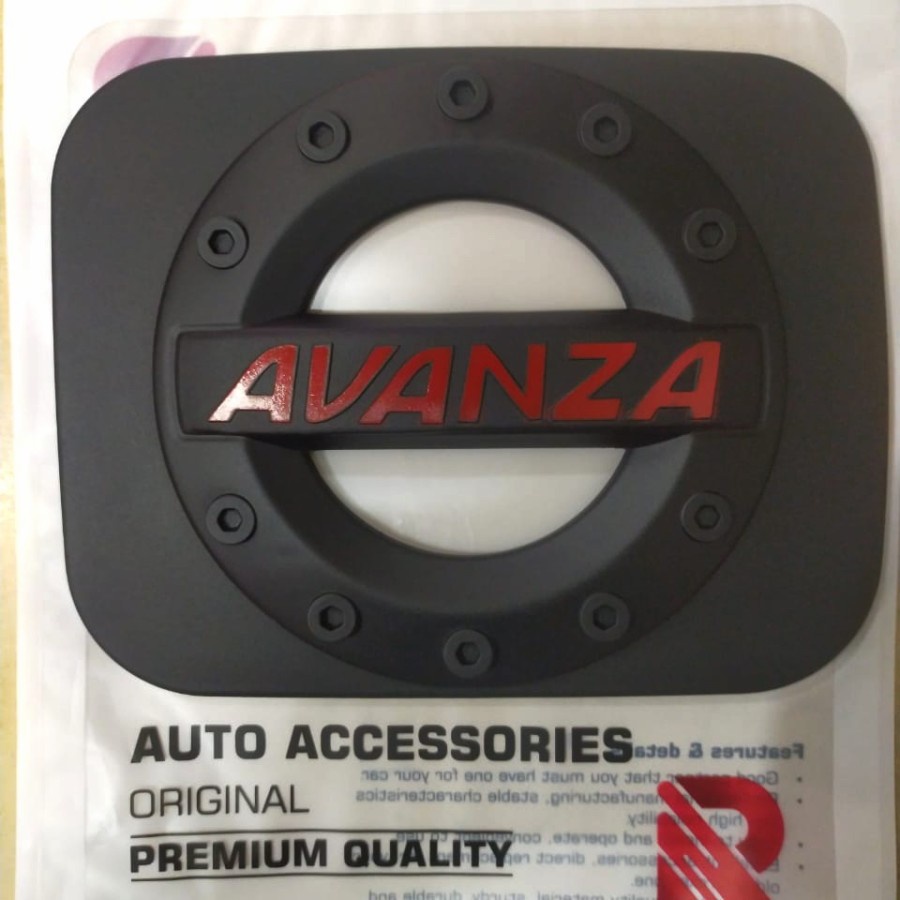 Jual Tank cover hitam doff tulisan merah Avanza lama 2005-2011 ...