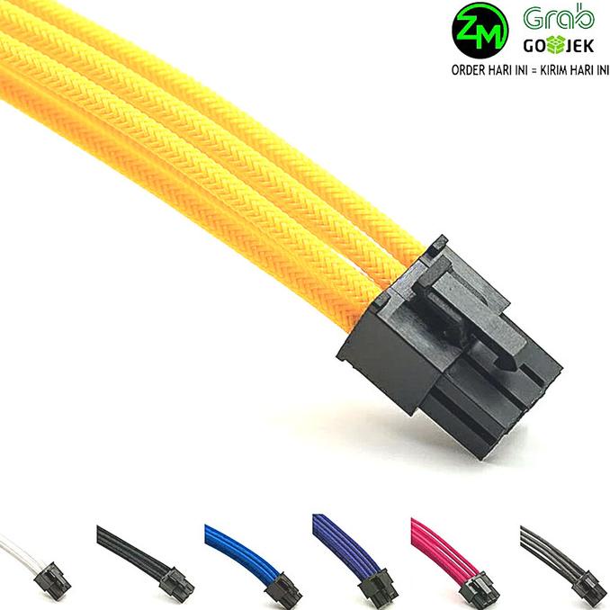 Jual Kabel Extension 6Pin Pcie Male To Female - Custom Sleeve Psu ...