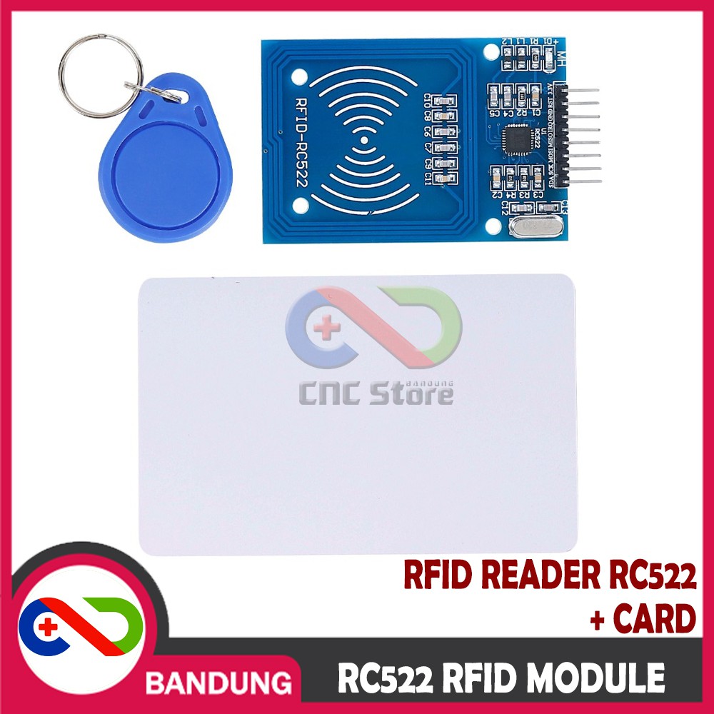 Jual MFRC-522 RFID MODULE CARD PLUS KEYCHAIN SENSOR MODULE FOR E-TOLL E ...