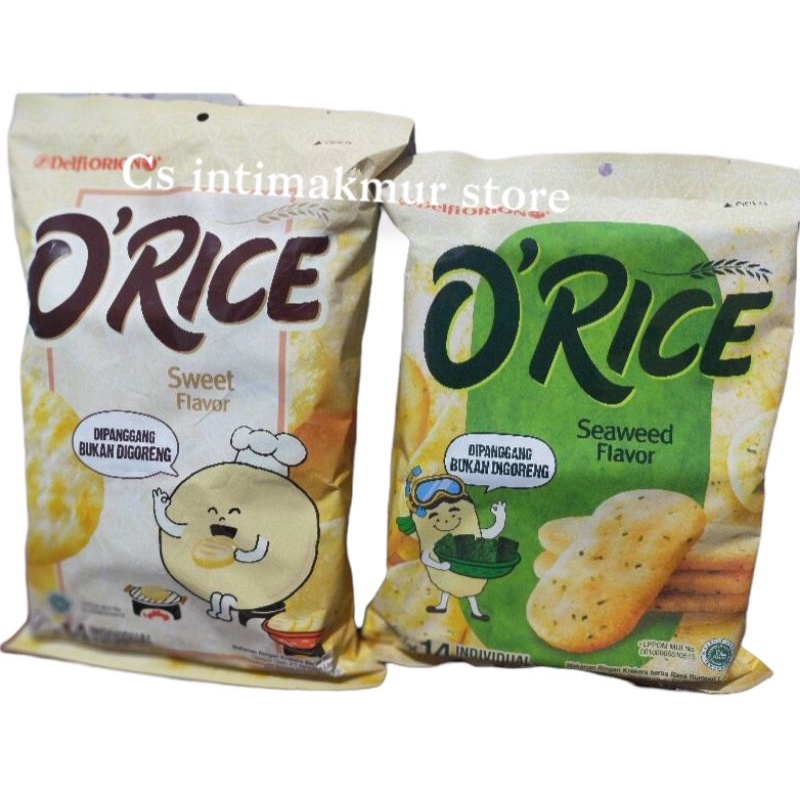 Jual O'Rice Cracker Beras Sweet dan Seaweed 151 gr | Shopee Indonesia