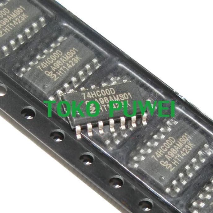 Jual Sn74Hc00D 74Hc00D 74Hc00 Quad 2-Input Nand Logic Gate Soic-14 Bg76 ...