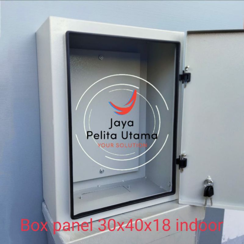 Jual Box Panel listrik 30x40x18 full 1mm indoor engsel luar powder ...