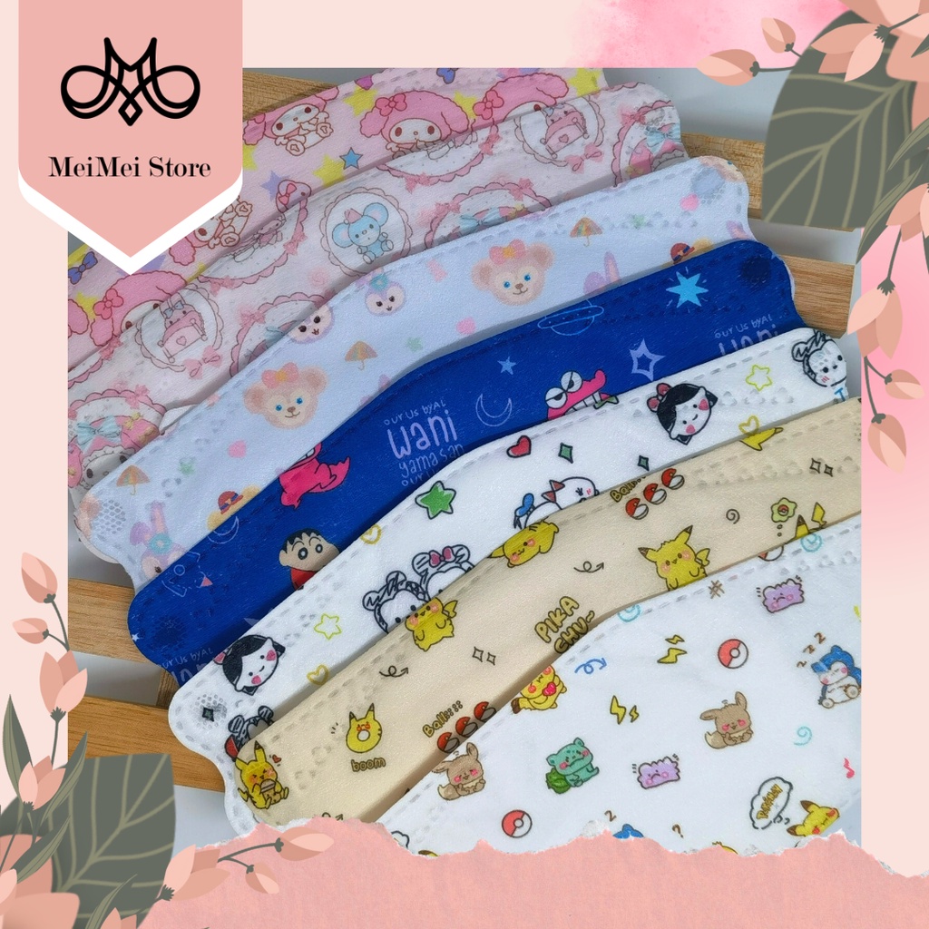Jual MASKER LUCU KF94 4 Ply MOTIF / MASKER DEWASA / MASKER KARTUN ...