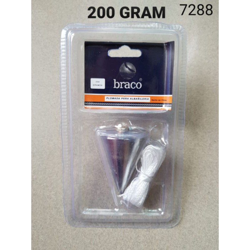 Jual lotan 200 gram atau lot tan tukang tembok bandul kerucut benang ...