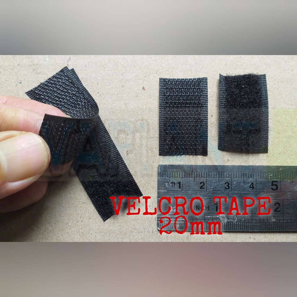 Jual MAGIC TAPE VELCRO TAPE PEREPET PEREKAT HOOK LOOP FASTENER TAPE 2cm ...