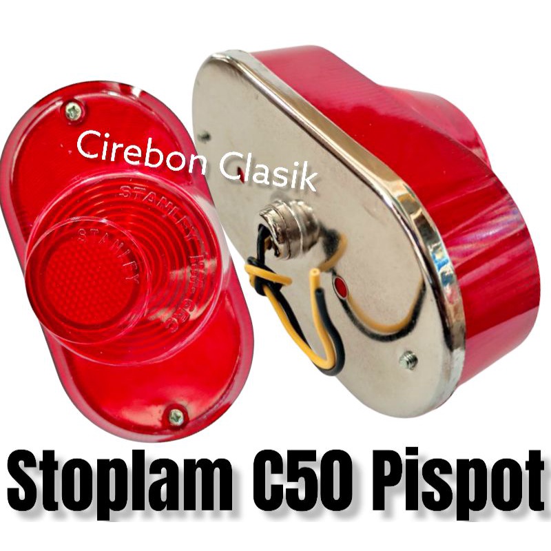 Jual Stoplam Honda C50 Pispot S90s merah | Shopee Indonesia