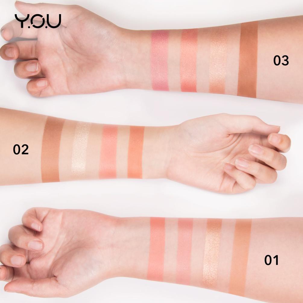 Jual YOU Basic Collection On The Go Makeup Palette Blush on ...