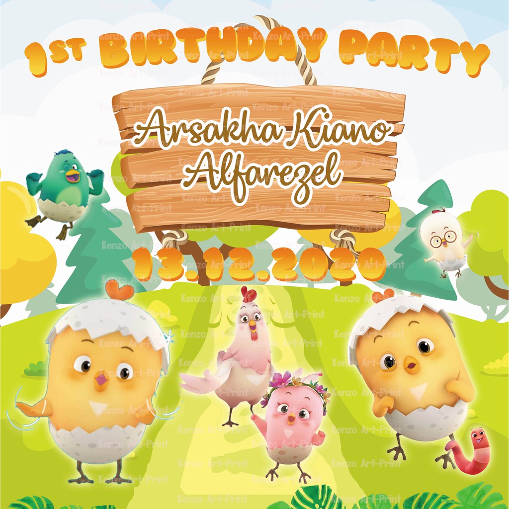 Jual Printables Ultah Pat a Pat Como / Patapat Como Paket Dekor DIY ...