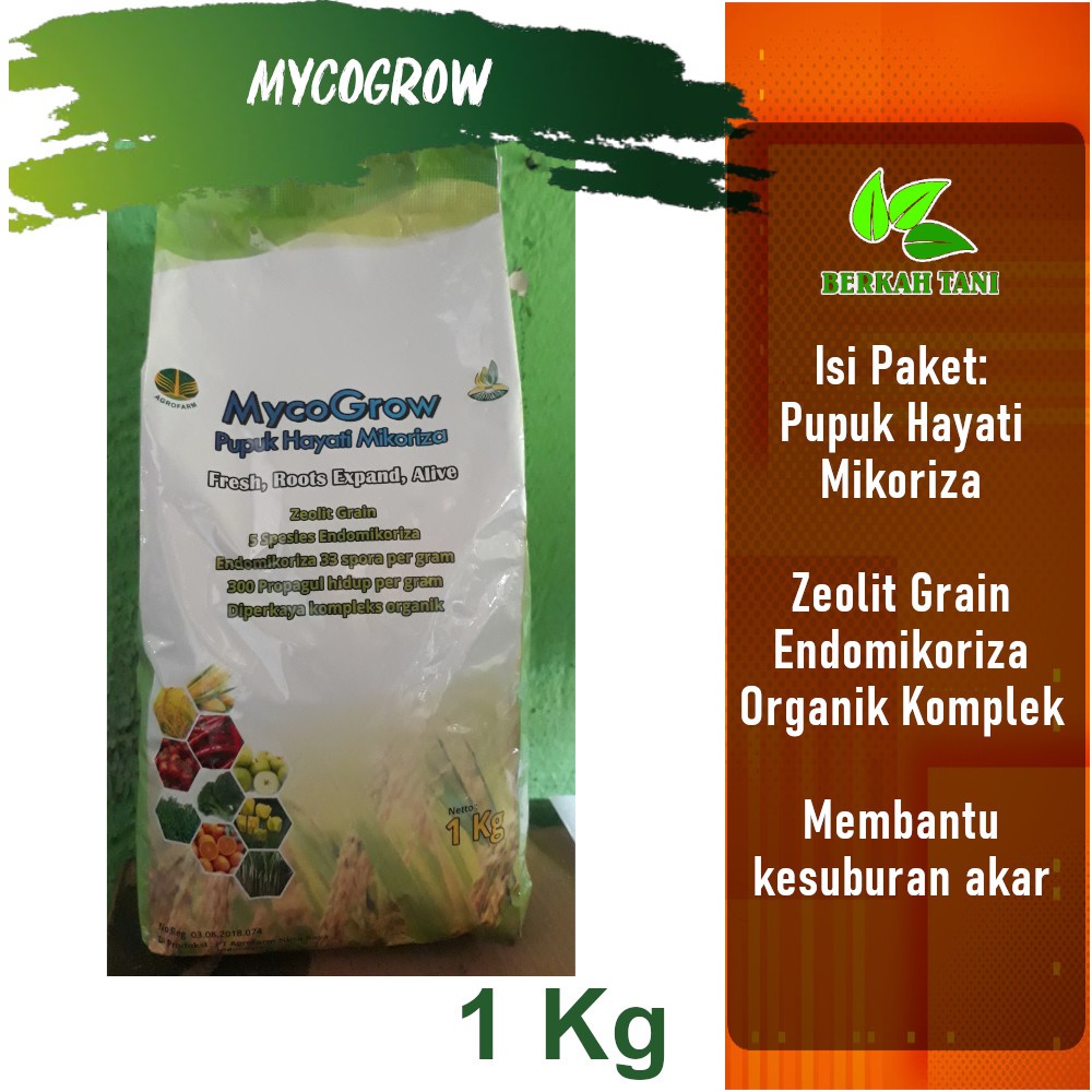 Jual Mycogrow 1 kg Pupuk Hayati Jamur Mikoriza TERMURAH | Shopee Indonesia