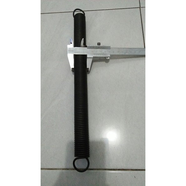 Jual spring tarik 3.5 mm od 30 mm panjang total 390 mm | Shopee Indonesia