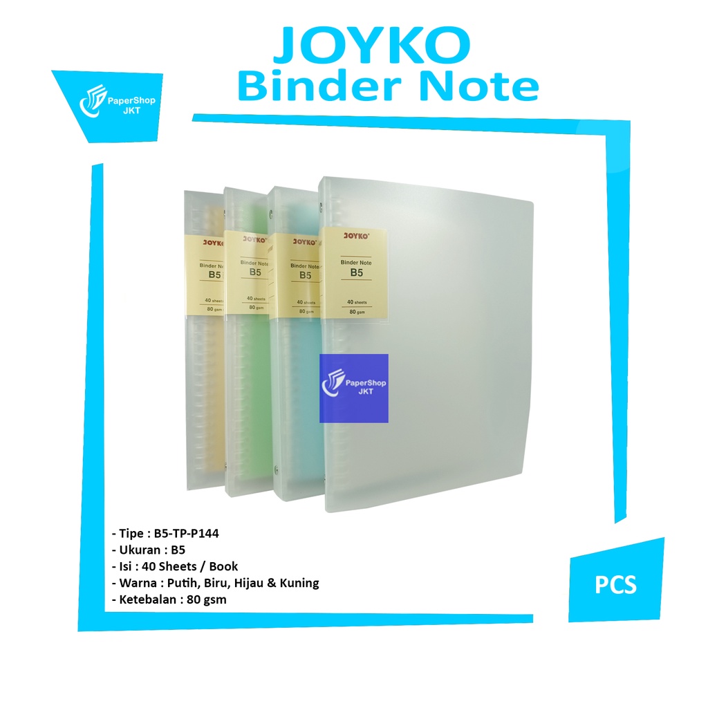 Jual JOYKO - Binder Note Buku Tulis Binder B5 - Pcs | Shopee Indonesia