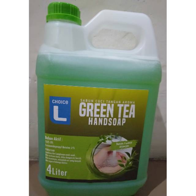 Jual Hand Soap Green Tea 4 liter, CHOICE L | Shopee Indonesia