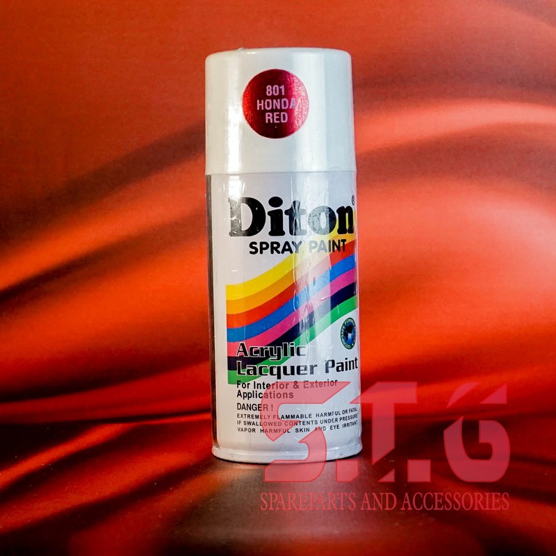 Jual 801 Honda Red Merah Cat Pylox Pilox Pilok Semprot Diton 150 cc ...