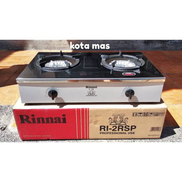 Jual Kompor Gas Rinnai RI2RSPN / RI-2 RSPN Api Besar 2 Tungku Komersil ...