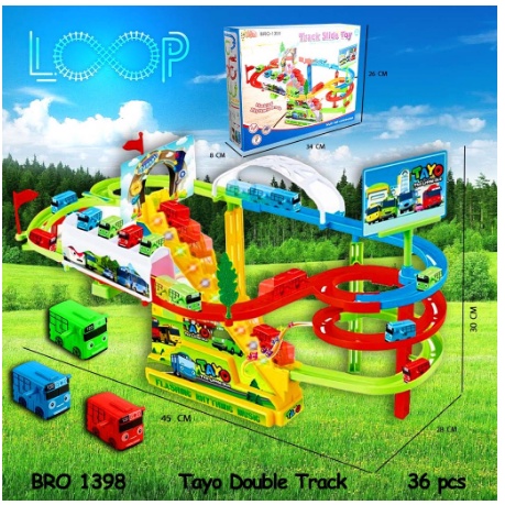 Jual NEW PROMO MAINAN ANAK JALUR TRACK TAYO THE LITTLE BUS MAINAN ANAK TANGGA SLIDE SELUNCUR ...