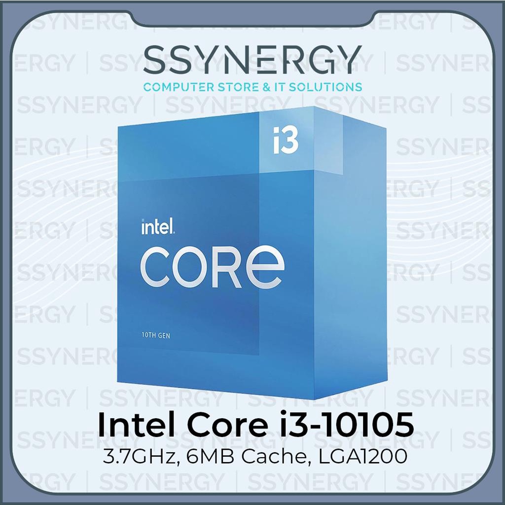 Jual INTEL CORE I3 10105 Processor Intel Gen 10 Comet Lake LGA 1200 ...
