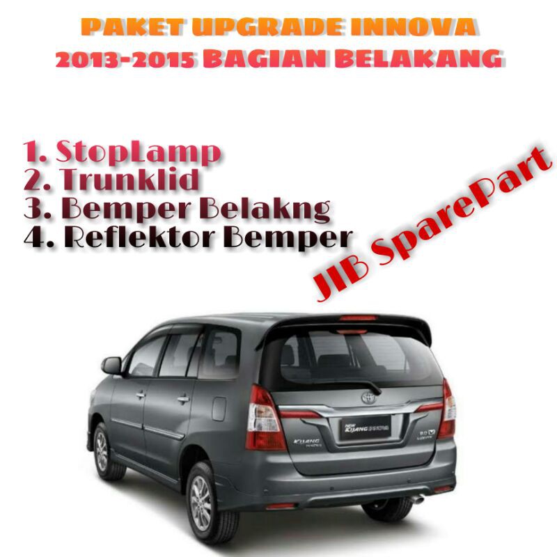 Jual Paket Upgrade Innova 2013-2015 Barong Bagian Belakang | Shopee ...