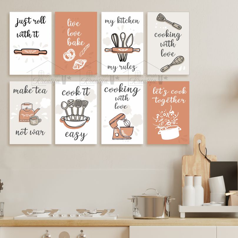 Jual HIASAN DINDING DAPUR RUANG MAKAN WALL DECOR DEKORASI PAJANGAN ...