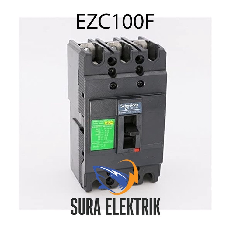 Jual MCCB NFB Breaker Schneider EZC100F 15A / 20A / 25A / 30A / 40A / 50A | Shopee Indonesia