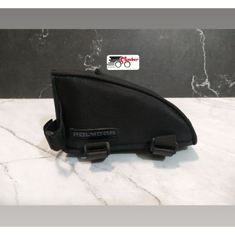 Jual Top tube bag polygon tas frame sepeda warna hitam | Shopee Indonesia