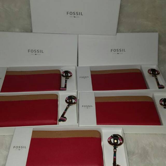 Jual Dompet Fossil Brena Set Key Ori NWT | Shopee Indonesia