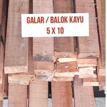 Jual Galar 5x10 Meranti Per Batang / Balok 5x10 / Kayu Galar 510 ...
