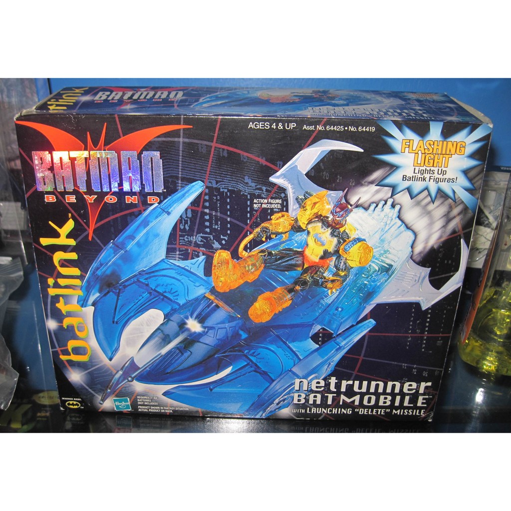 Jual Action Figure Batman Beyond Batlink Netrunner Batmobile Original ...
