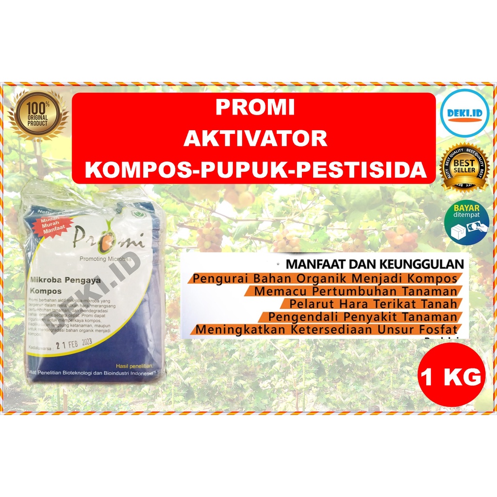 Jual Promi 1 Kg Bio Aktivator Pembuat Kompos Pupuk Pestisida Biang ...