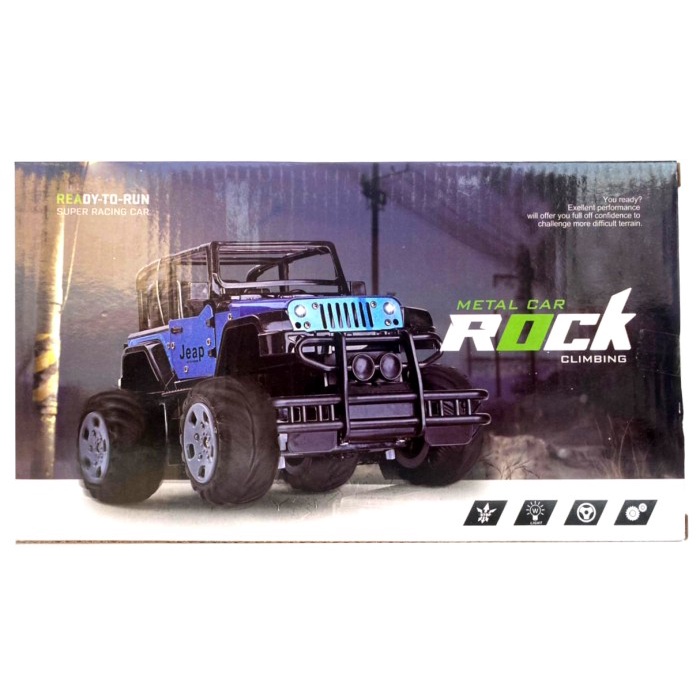 Jual Mobil Remote Control Jeep Metal Rock Climbing | Shopee Indonesia